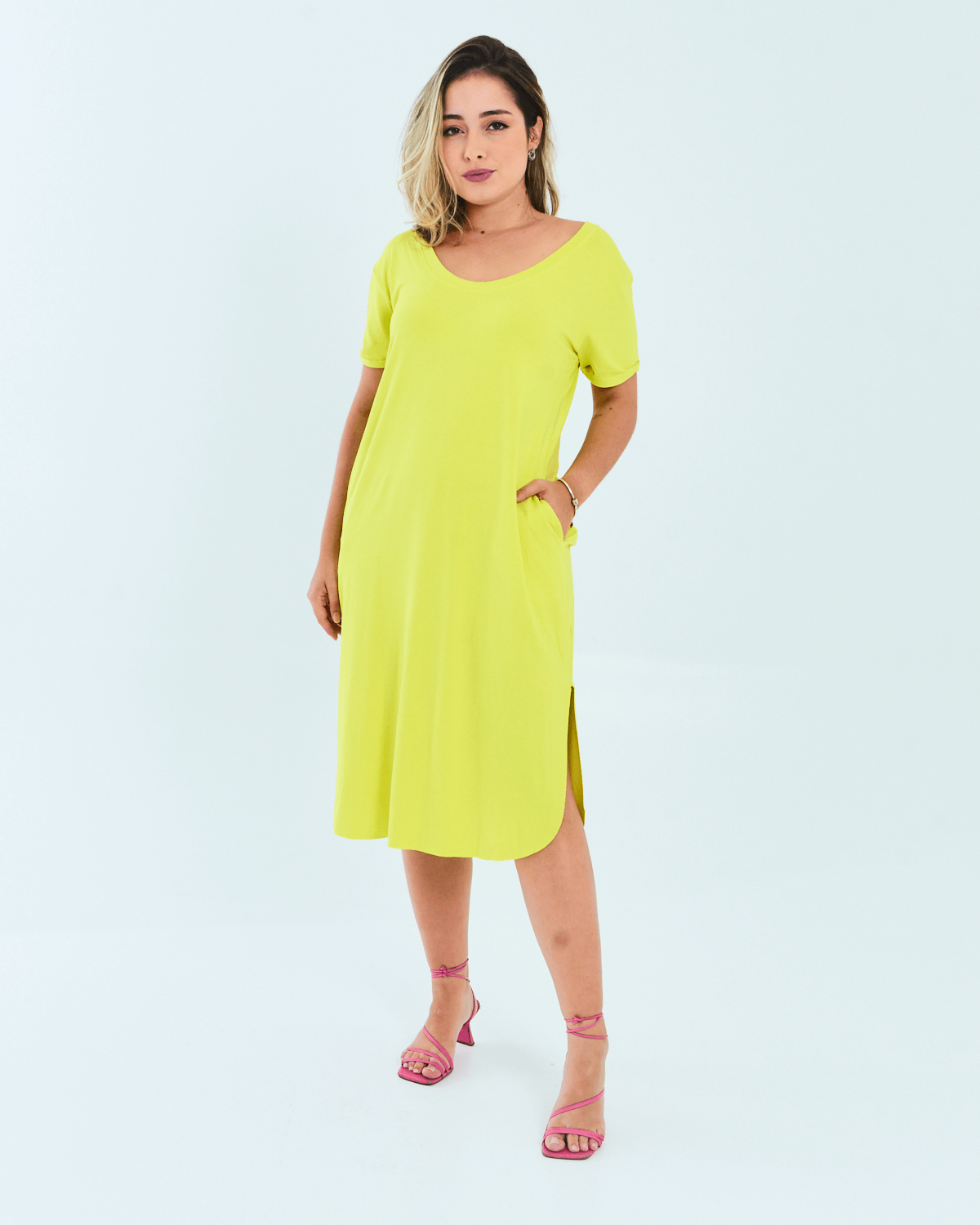 Vestido Feminino Liso Groovy - 24983 - modamix