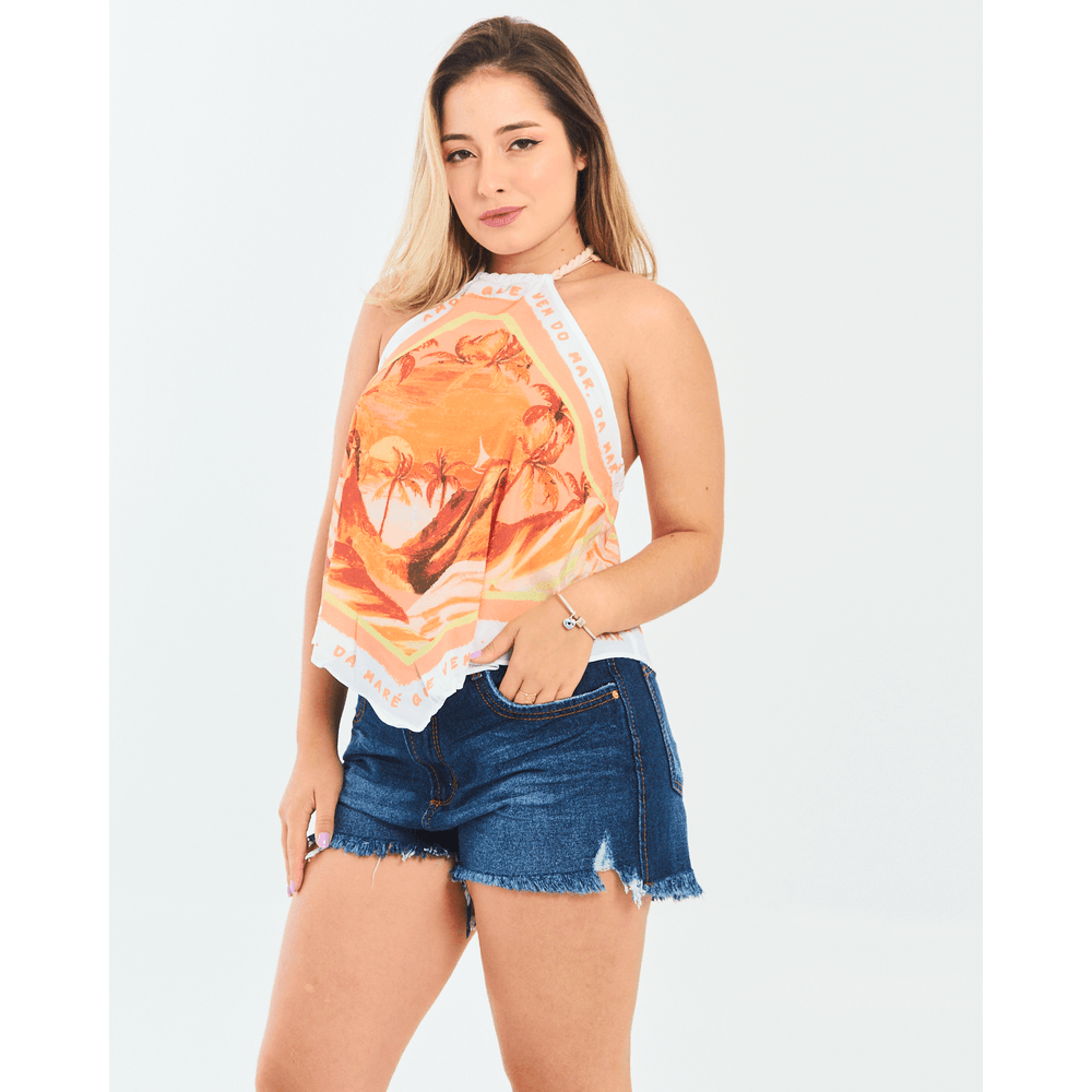 Blusa Feminina Estampada Dimy - BLU28232 - modamix