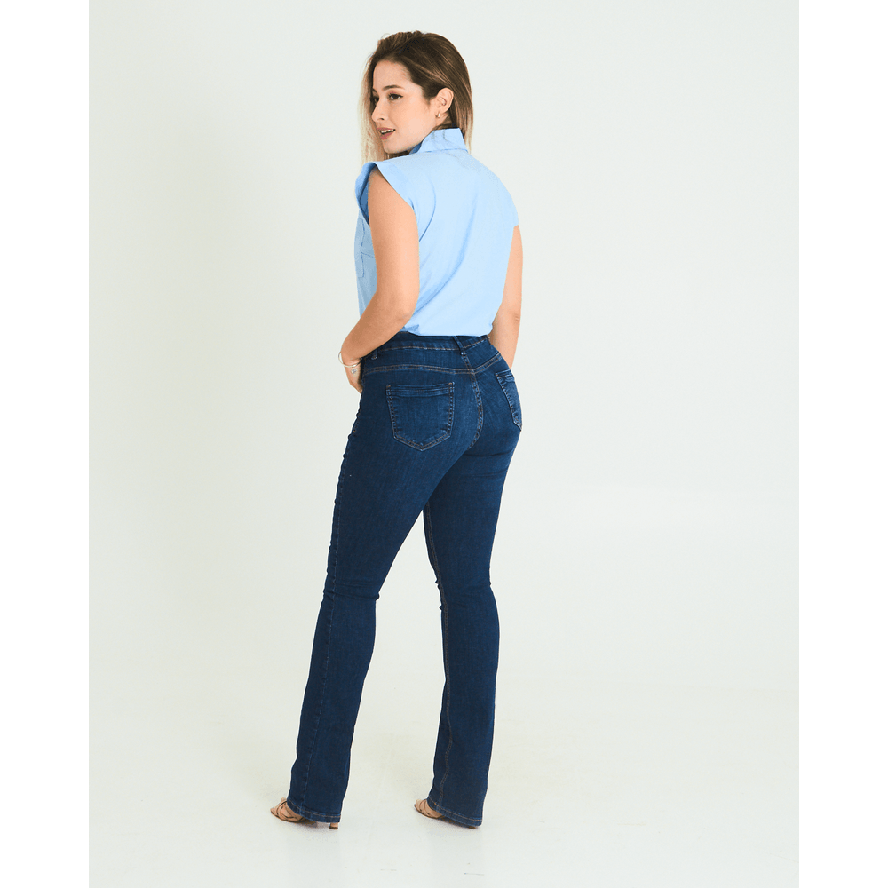 Calça Jeans Feminina Boot Cut Marcia Oppnus - 11046700062 - modamix