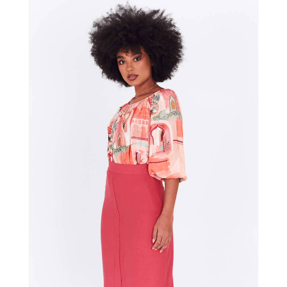 Blusa Feminina Estampada Lunender - 33177 - modamix